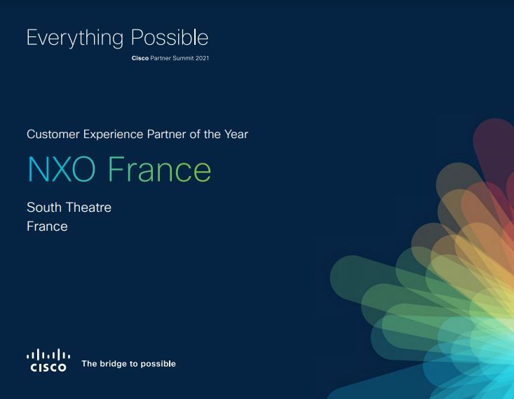 Cisco partenaire NXO, NXO Intégrateur certifié Gold Cisco