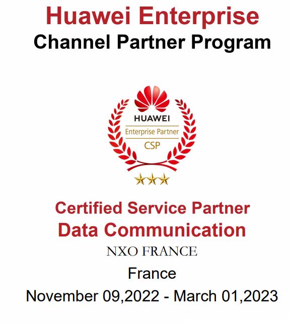 Huawei authorized partner - NXO France
